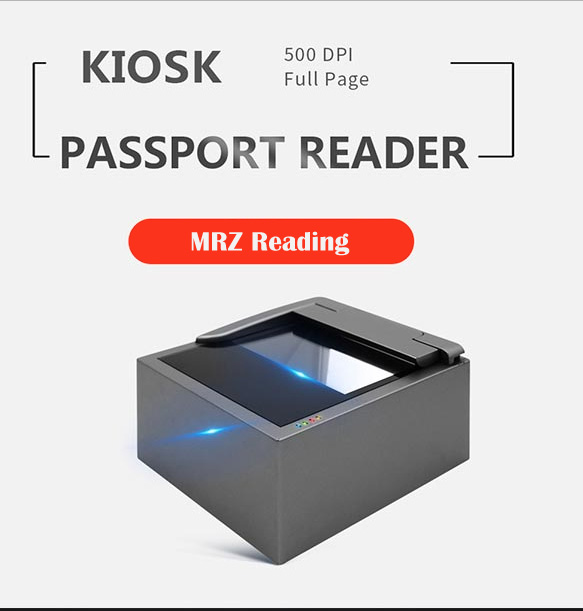 Kiosk Passport Reader | Hotel self-service Check-in Kiosk | Driving License Scanner | Visa ...